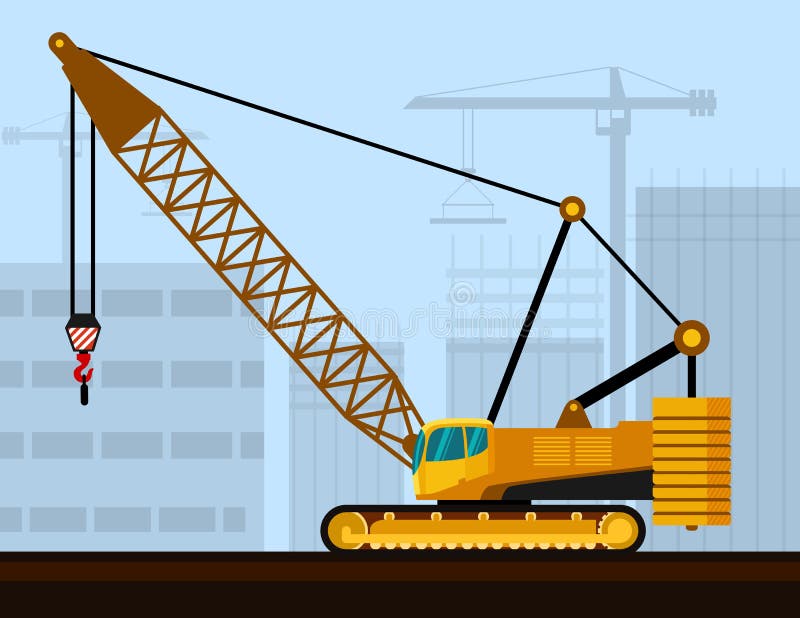 Lattice Boom Crane Stock Illustrations – 185 Lattice Boom Crane Stock ...