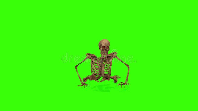 Skeleton Crawling - Halloween Concept Stock Video - Video of dead ...