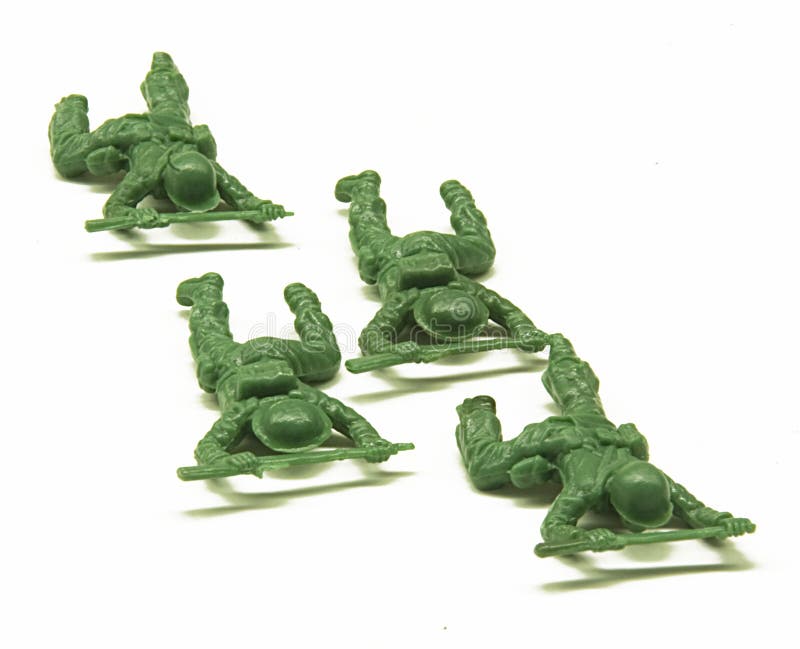 Crawling toy soldier stock photo. Image of figure, belly - 85168