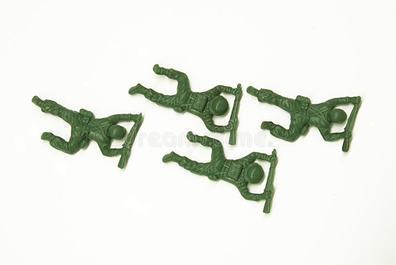 Crawling toy soldier stock photo. Image of figure, belly - 85168