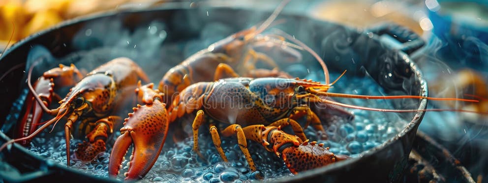 Crayfish are Cooked in a Pot Stock Image - Image of food, fresh: 316943841