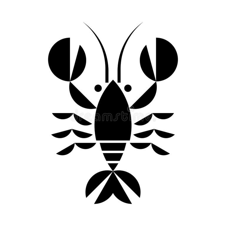 Crayfish logo stock vector. Illustration of graphic - 333824394