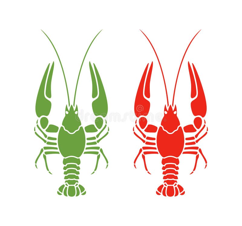 Crayfish Logo. Isolated Crayfish on White Background Stock Vector ...