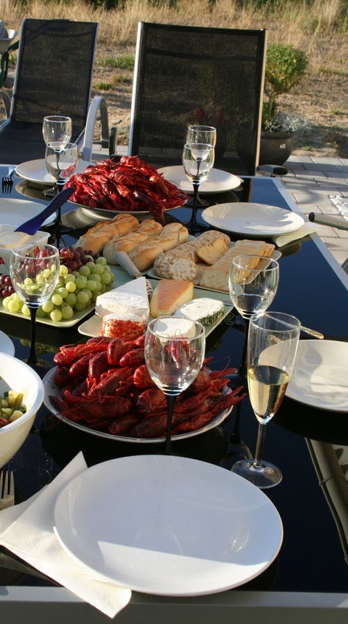 Crayfish party stock image. Image of swedish, summer, beer - 106559