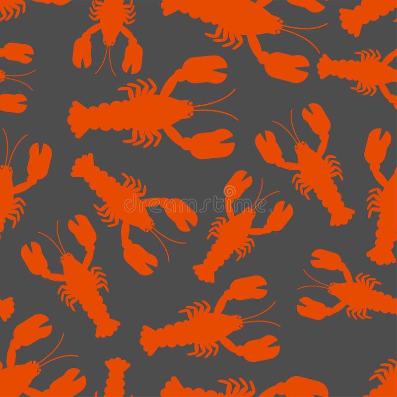 Crayfish Pattern Stock Illustrations – 1,275 Crayfish Pattern Stock ...