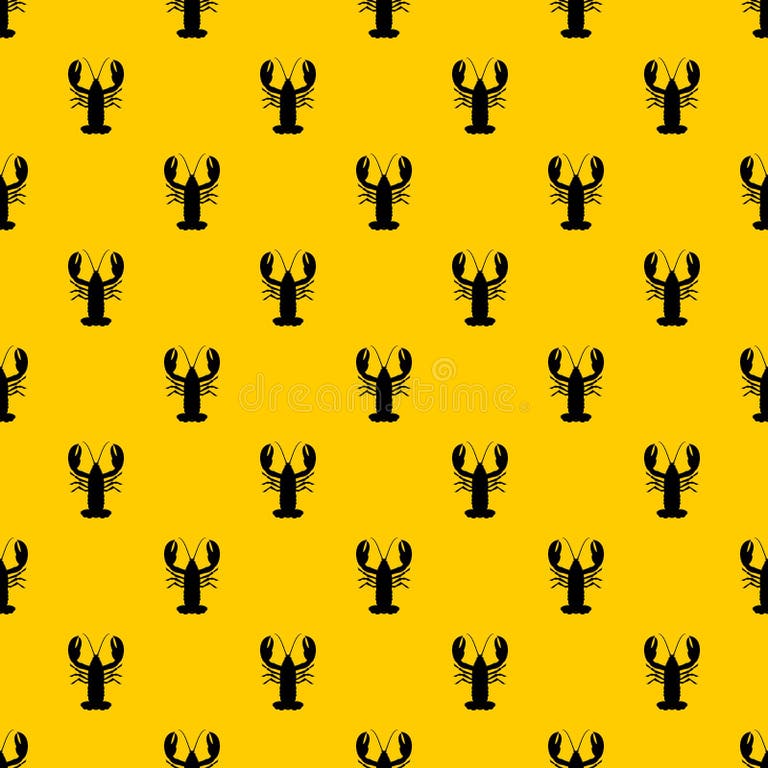 Crayfish pattern vector stock vector. Illustration of cancer - 148969827