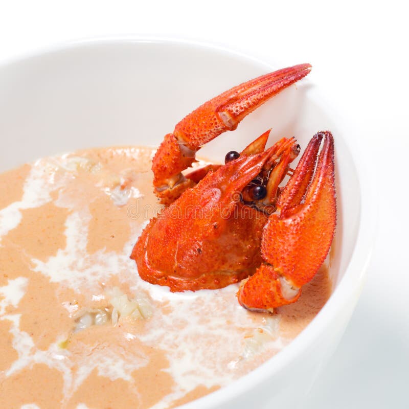 Crayfish Soup stock image. Image of white, cream, dish - 10909565