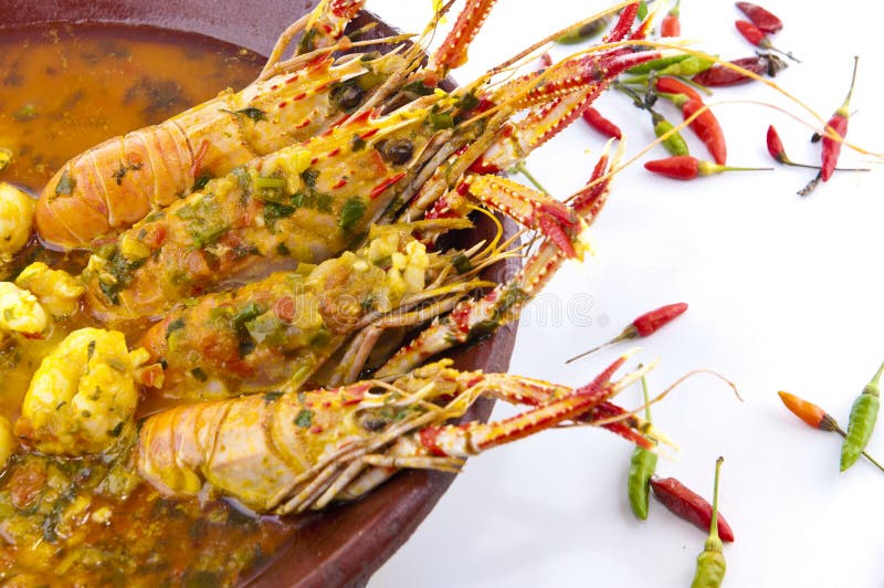 Crayfish Stew stock photo. Image of shirimp, pepper, spice - 55309228