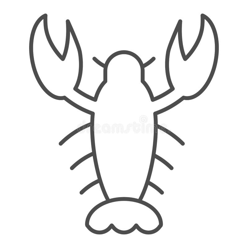 Crawfish Outline Stock Illustrations – 336 Crawfish Outline Stock ...