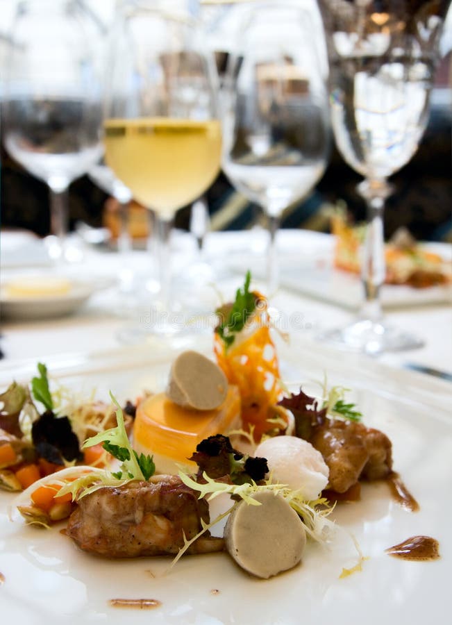 Crayfish with Truffle Mousse Stock Image - Image of decor, elegance ...