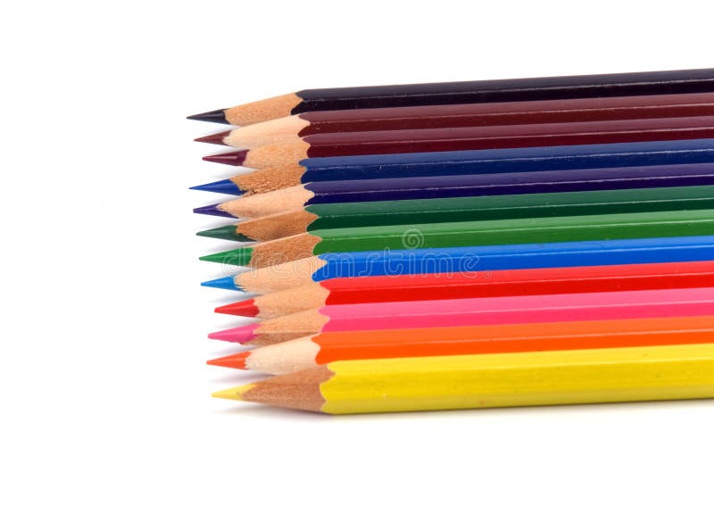 Crayon stock photo. Image of abstract, horizontal, colorfrul - 18028520