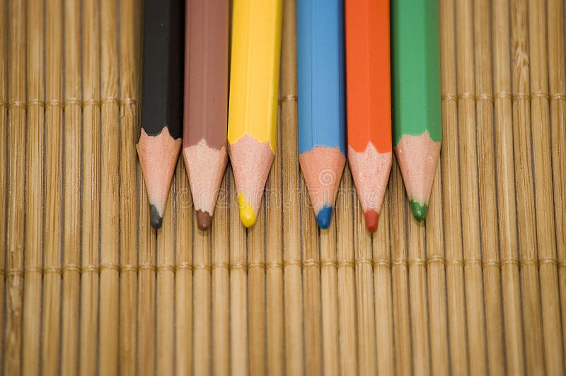 Crayon stock image. Image of paint, pencils, rainbow, color - 3492149