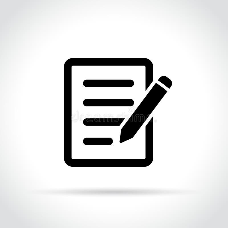 Icône De Pictogramme De Crayon Illustration de Vecteur - Illustration ...