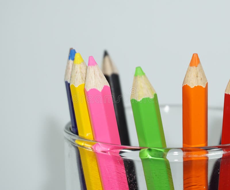 Crayon stock image. Image of group, blue, rainbow, space - 96499073