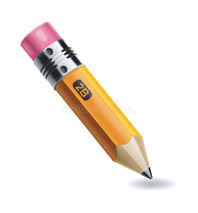 Crayon court illustration de vecteur. Illustration du graphisme - 30905256