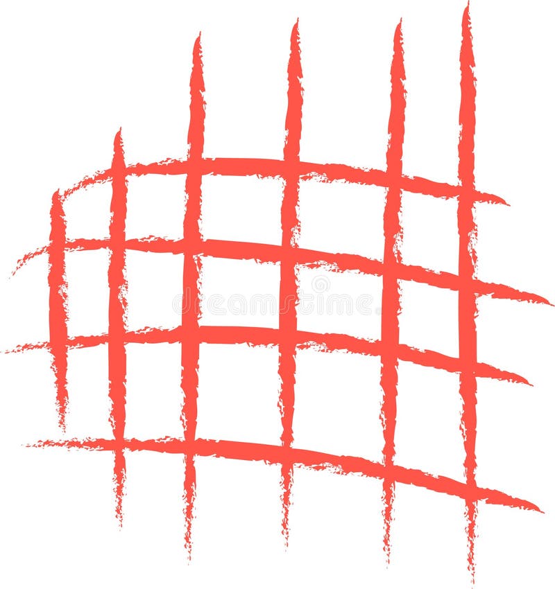 Crayon Doodle Scribble Checkered Stock Vector - Illustration of ...