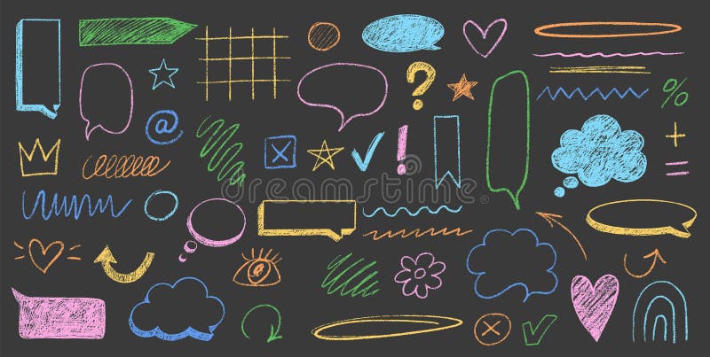 Chalk Speech Marks Stock Illustrations – 276 Chalk Speech Marks Stock ...