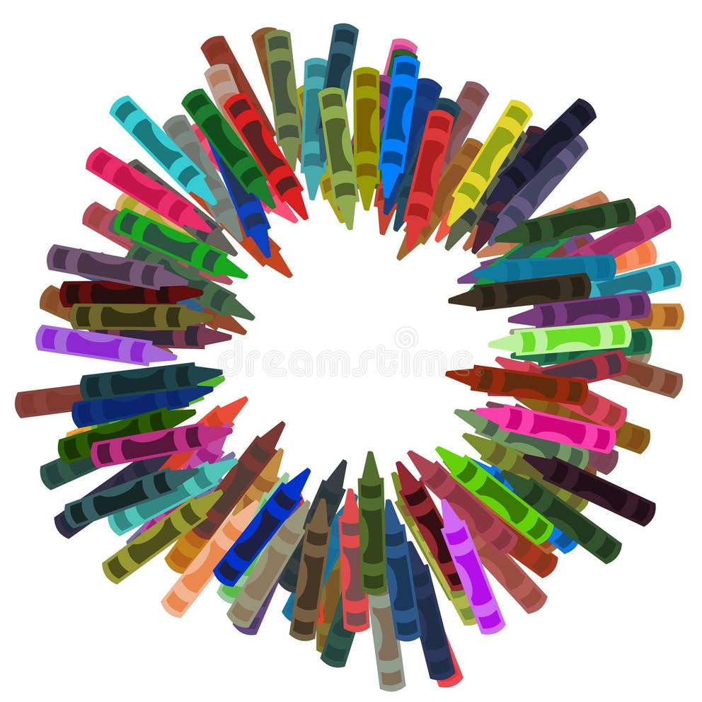 Cartoon Crayon Frames Stock Illustrations – 57 Cartoon Crayon Frames ...