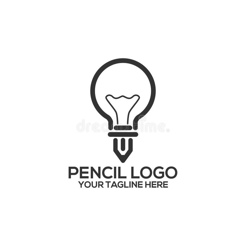 Crayon Logo Vector Art Logo Template Et Illustration Illustration de ...