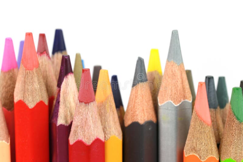 Crayon of many colors. stock image. Image of creative - 99548053