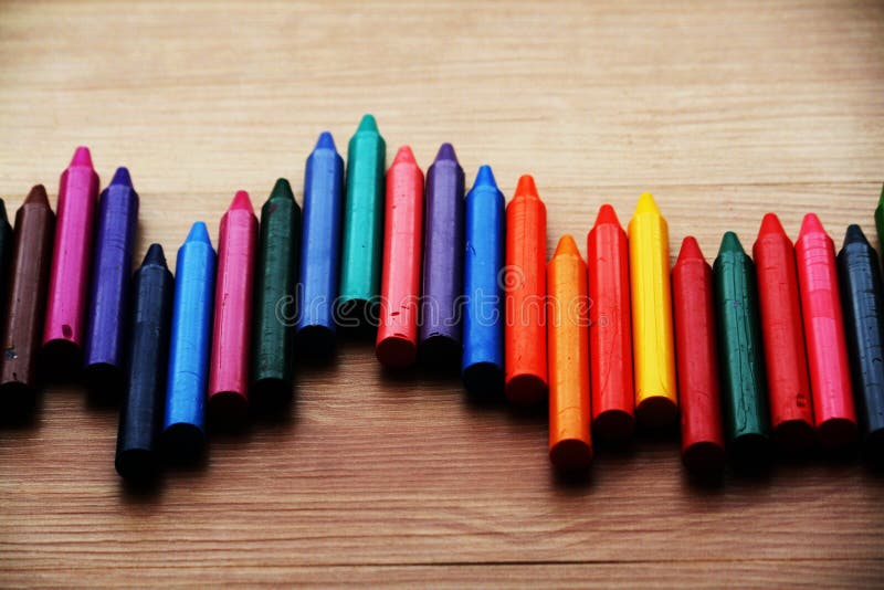 Crayon stock image. Image of line, colourful, school - 54494725