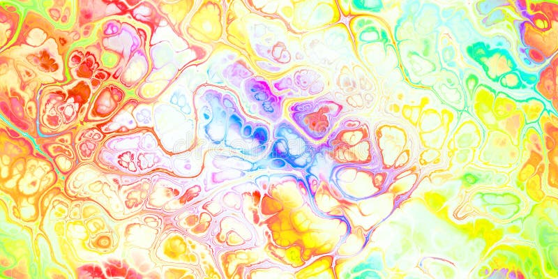 CRAYON MELT - PAINT POUR EFFECT Stock Illustration - Illustration of ...