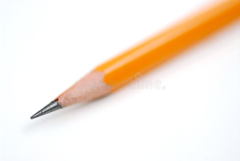 Crayon pointu photo stock. Image du école, gomme, extrémité - 1330506