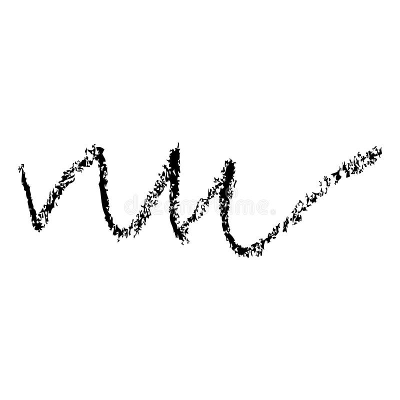 Crayon Scribble, Simple Vector Doodle Hand Draw Sketch Stock Vector ...