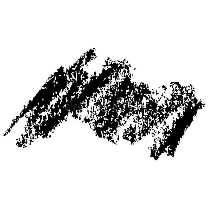 Crayon Scribble, Simple Vector Doodle Hand Draw Sketch Stock Vector ...