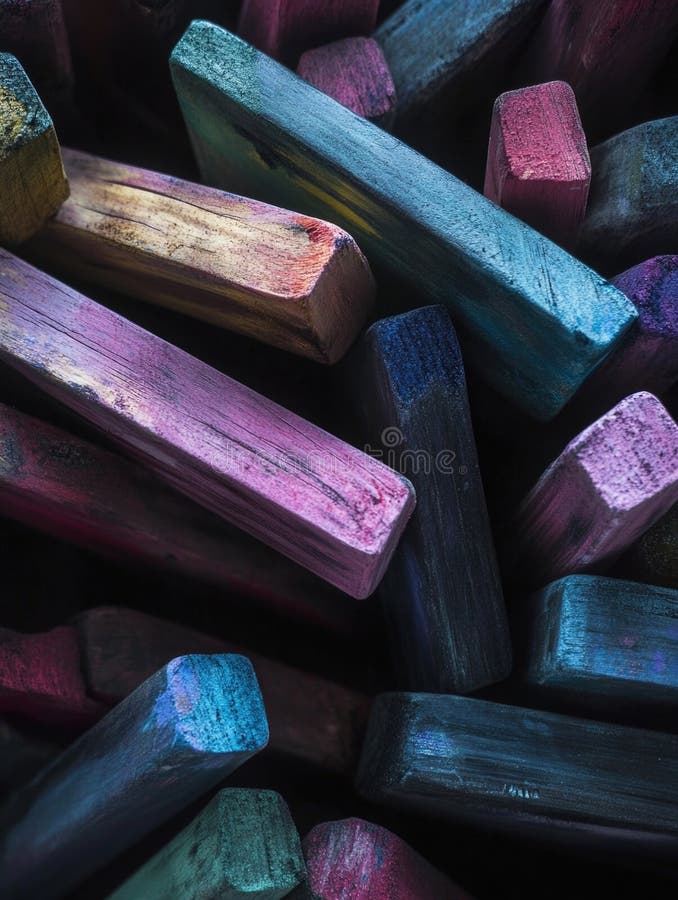 Crayon Sticks Close Up stock photo. Image of kids, resources - 381909242