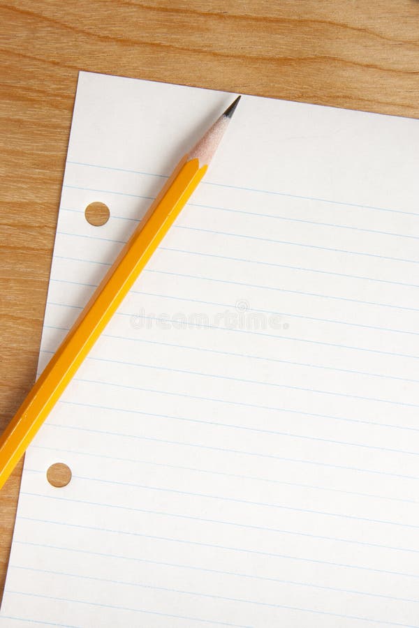 Crayon sur le bloc - notes image stock. Image du garniture - 15190989