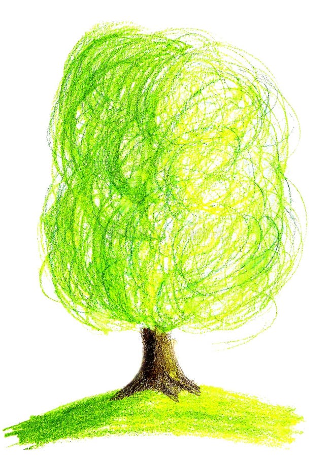 Crayon Tree Stock Illustrations – 3,613 Crayon Tree Stock Illustrations ...