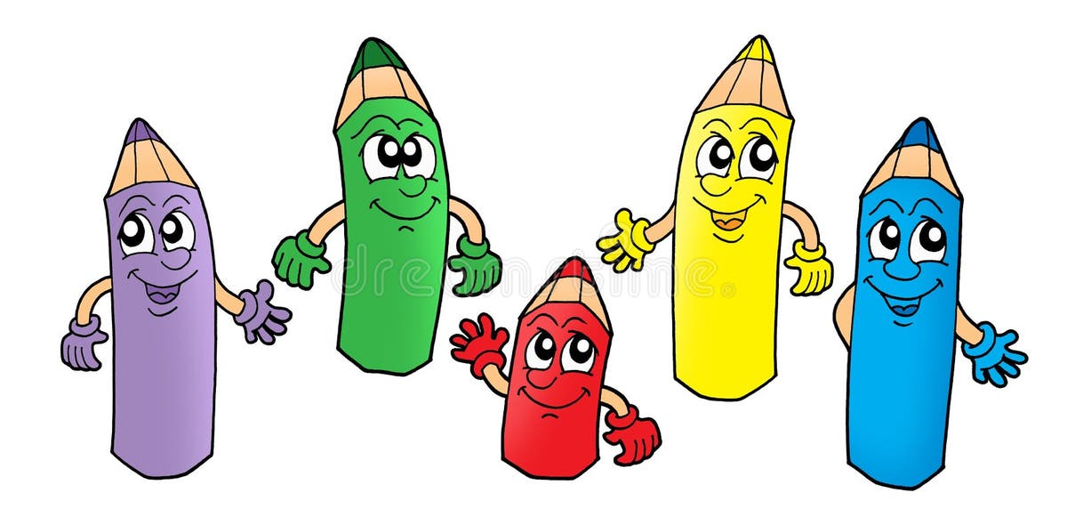 Five Crayons Stock Illustrations – 98 Five Crayons Stock Illustrations ...