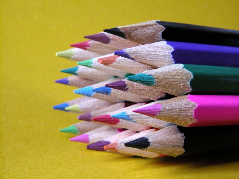 Crayons stock image. Image of coloured, streak, colors, crayon - 57467