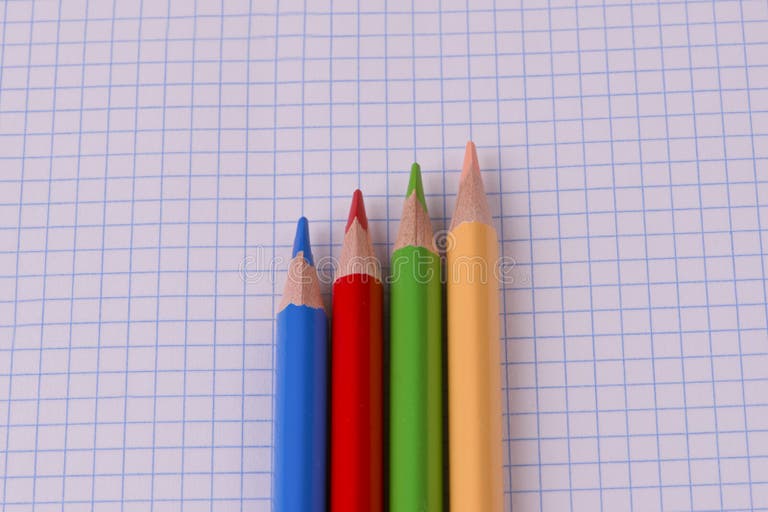 Crayons stock image. Image of checkered, education, frame - 53403281