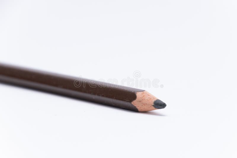 Crayons Colored Pencil in Different Colors Crayon Pen Brown Stock Image ...