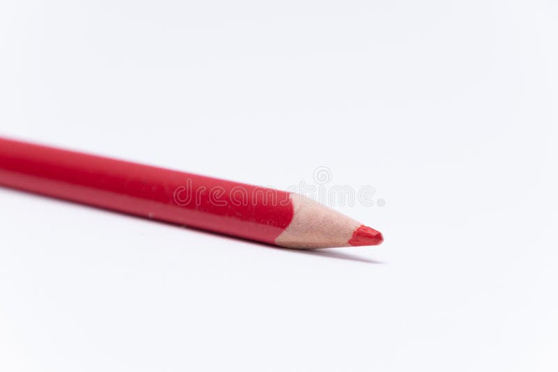 Crayons Colored Pencil in Different Colors Crayon Red Stock Image ...