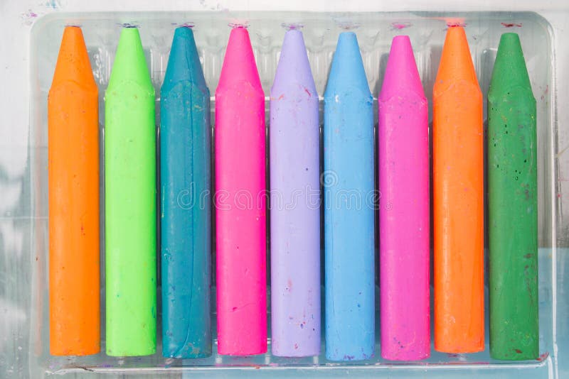 Crayons stock image. Image of pink, multi, green, education - 52555673