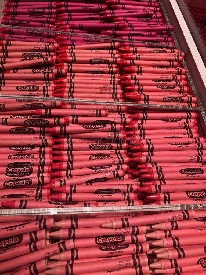 Crayons editorial stock image. Image of design, product - 153996844