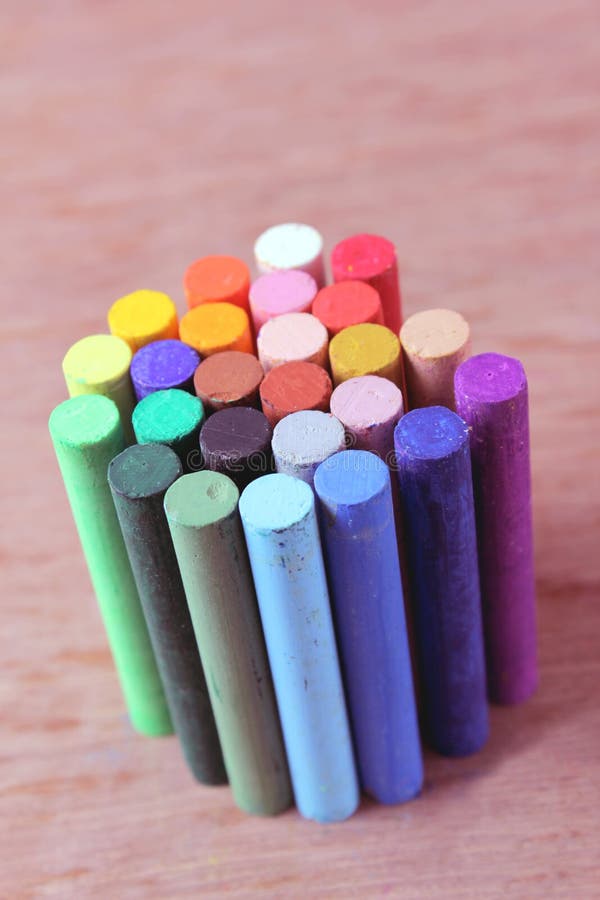 Wooden crayons stock image. Image of closeup, variety - 2201245