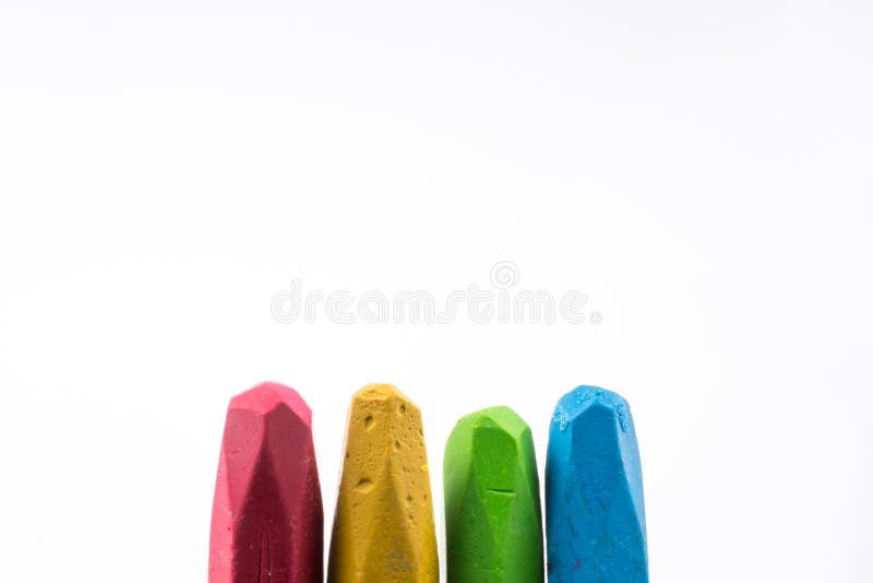Crayons side by side stock photo. Image of pastel, abstract - 67035888