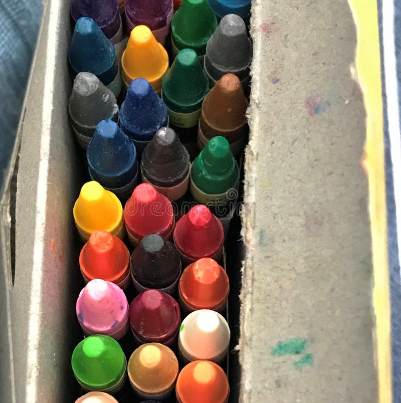 Crayons stock image. Image of tools, coloring, nopeople - 189375935
