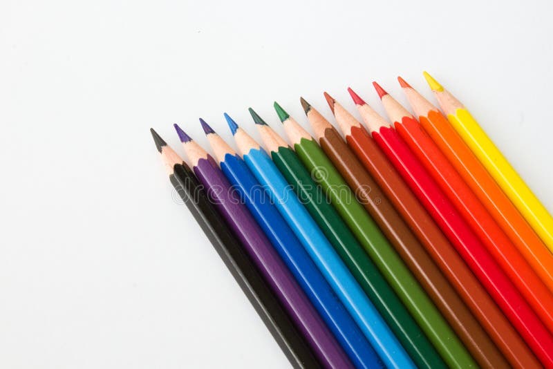 Acrylic crayons 2 stock photo. Image of draw, plastic - 4177096
