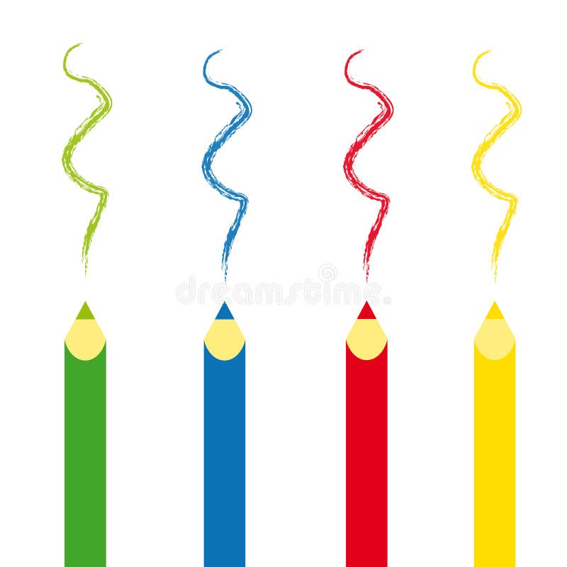 Horizontal Crayon Clipart