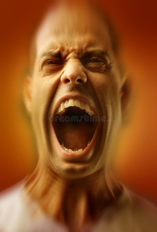 Crazy stock image. Image of crazy, anger, monster, voice - 6473301
