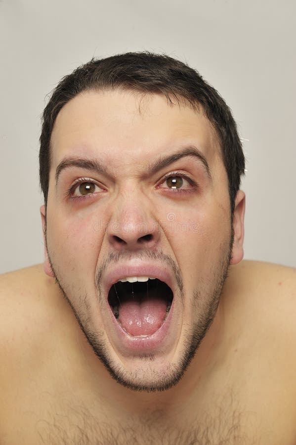 Crazy stock photo. Image of angry, scream, shout, tears - 8112202