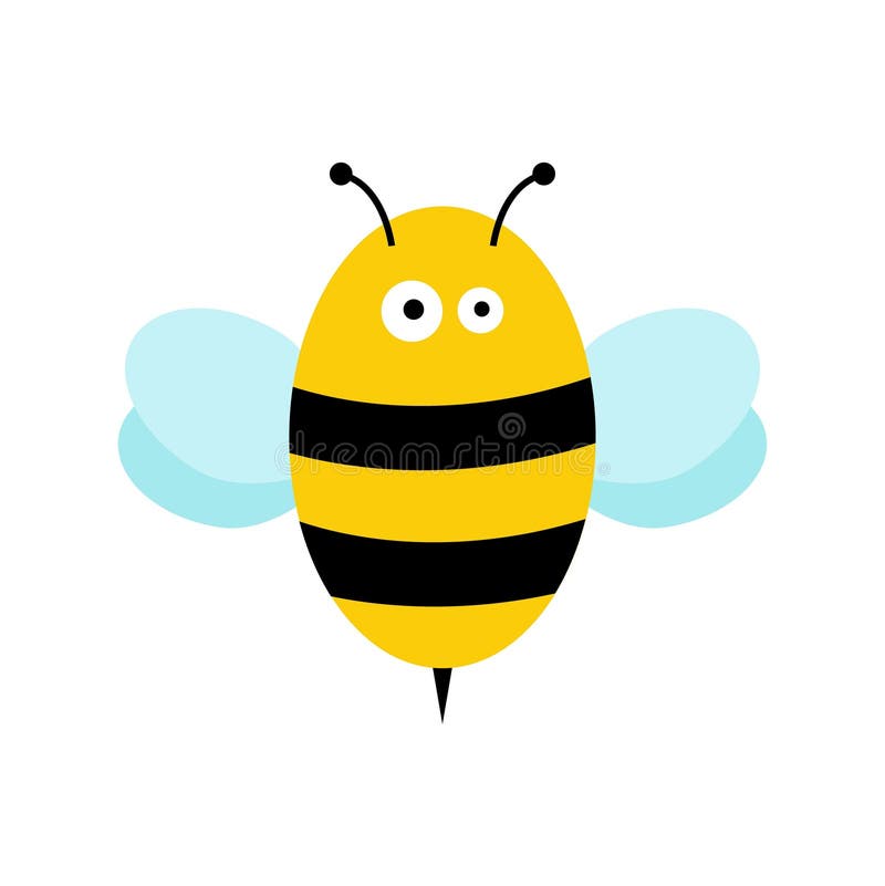 Crazy Bee - Cartoon Illustration Character Isolated on White Background ...