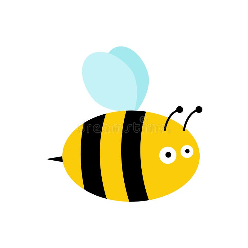 Crazy Bee - Cartoon Illustration Character Isolated on White Stock ...