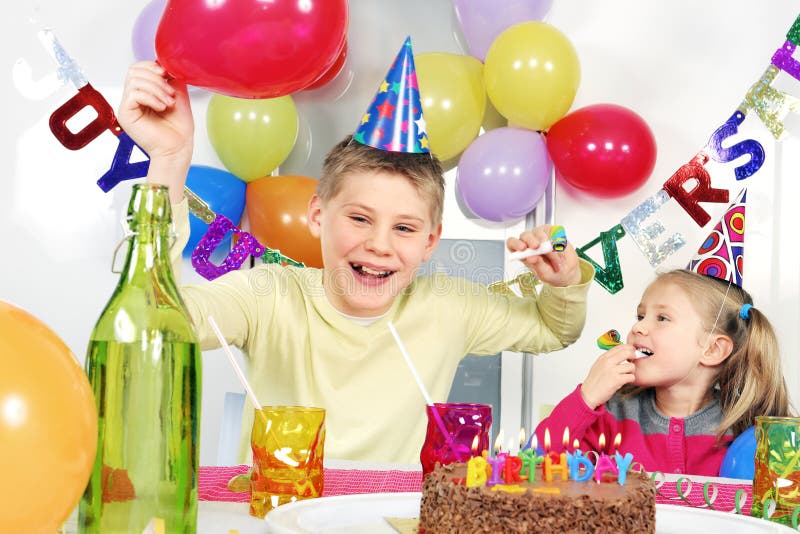 Crazy birthday party stock image. Image of orange, novelties - 29384321