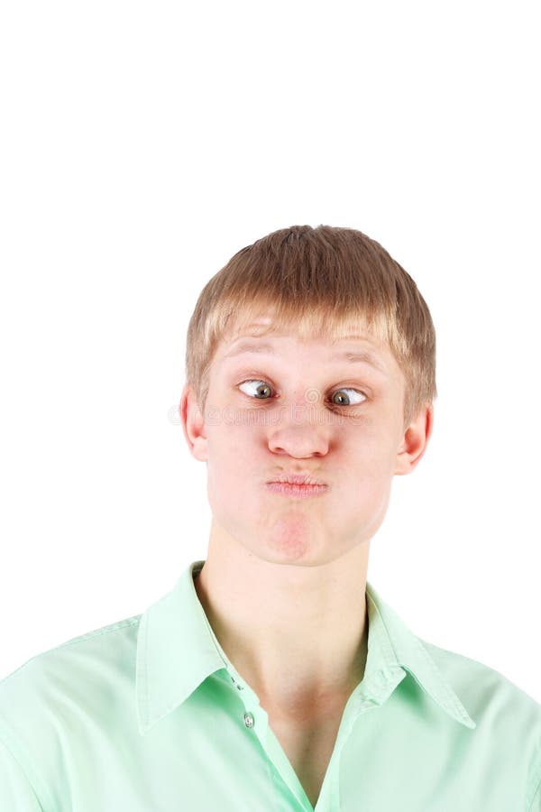 Crazy boy stock image. Image of face, fingers, eyes, laughing - 39893737